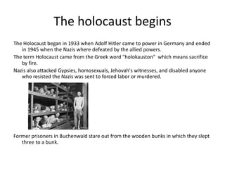 Holocaust power point | PPTX | Judaism | Religion & Spirituality