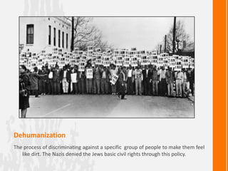 Holocaust vocabulary | PPTX