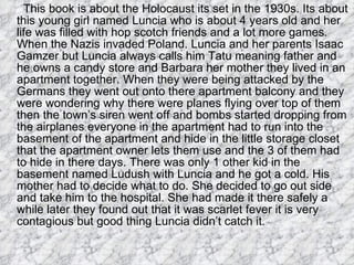 Holocost Reading Project1 | PPT