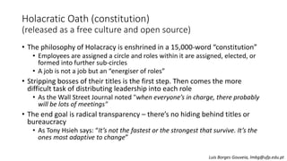 Holacracy as an alternative to organisations governance | PDF