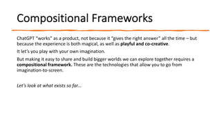 Building a Holodeck | PPT