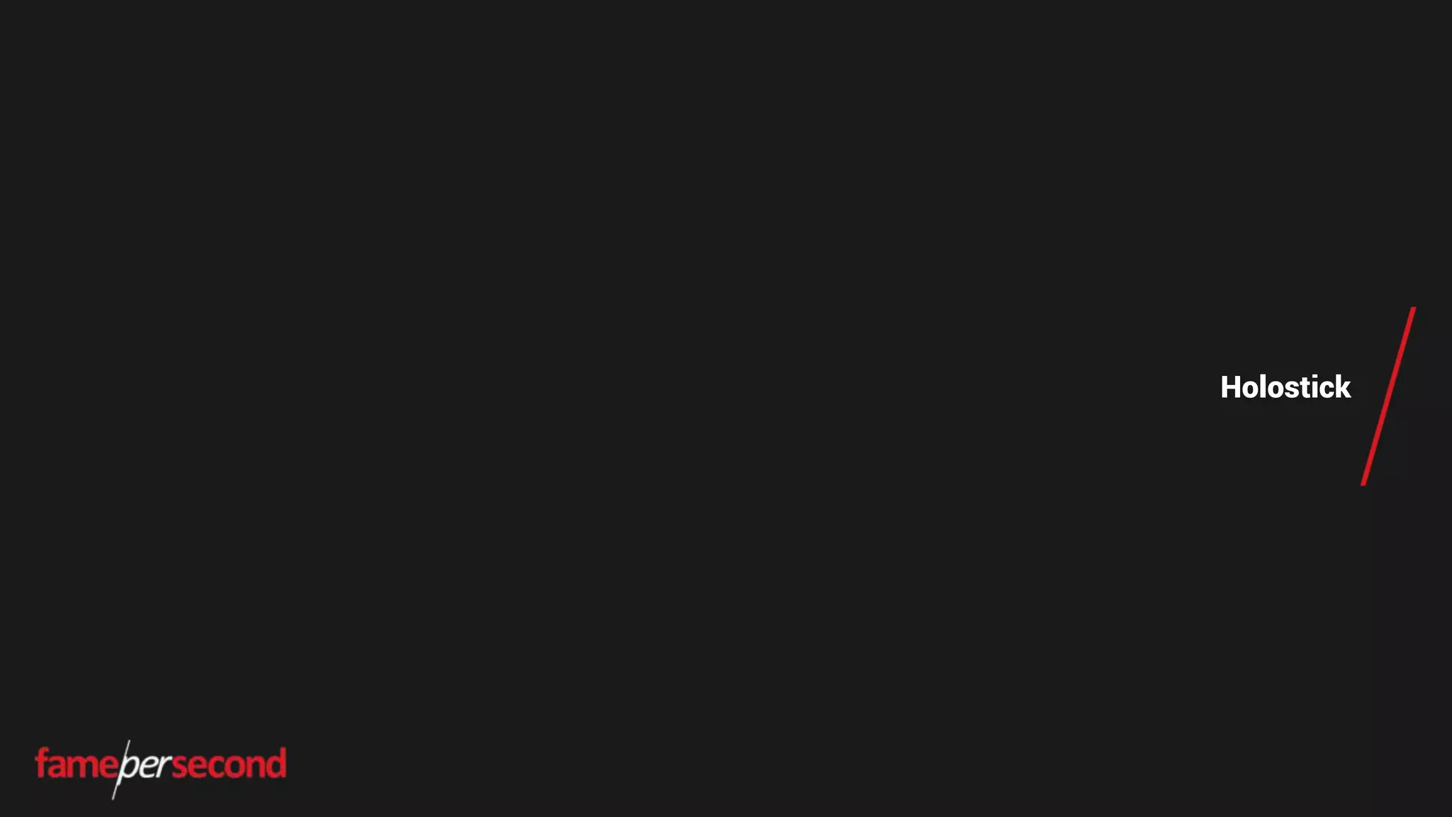 Holoflex: scanning the hologram market - Study by FPS | PPT