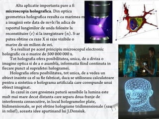 Holografia | PPT