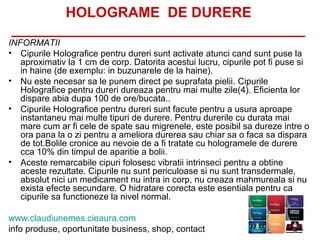 Holograme de durere | PPT