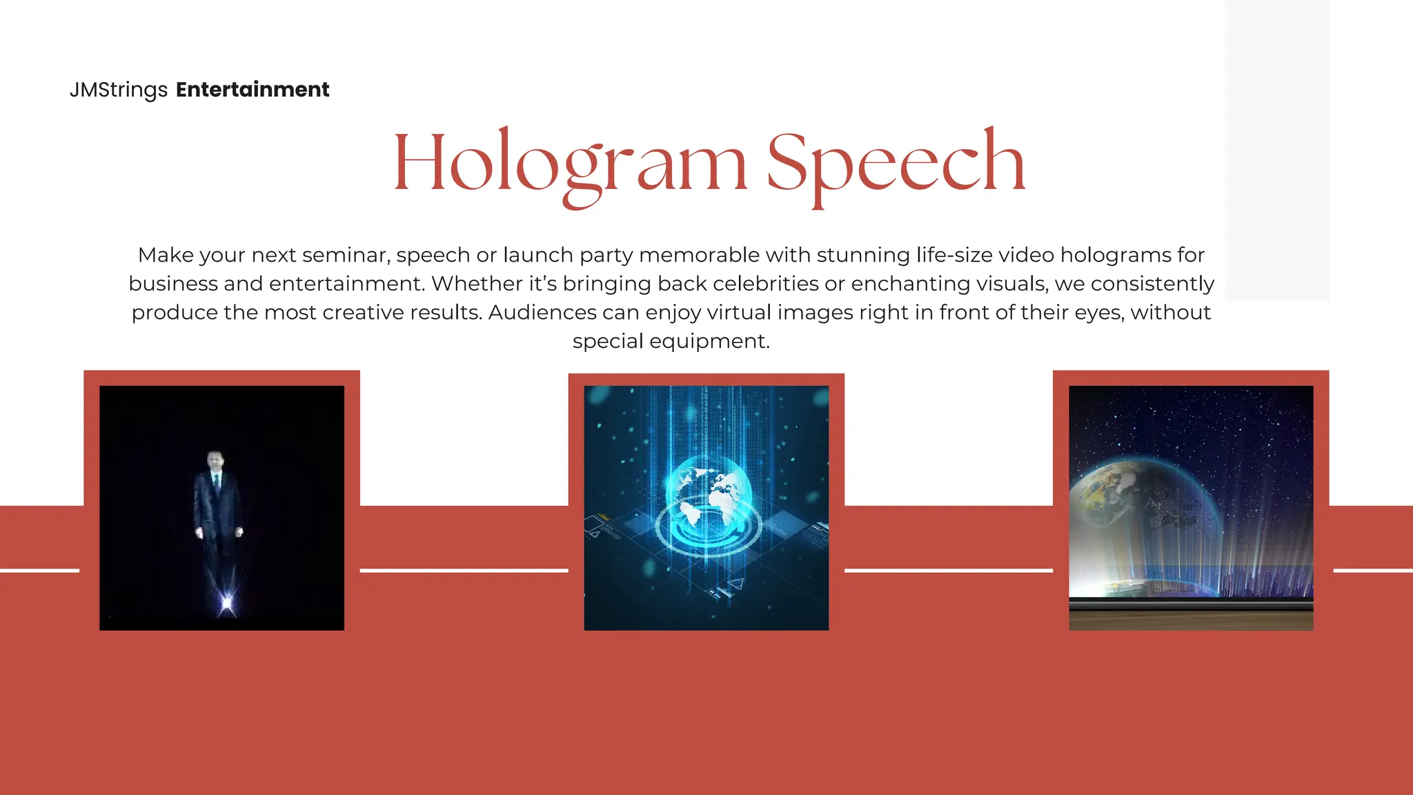 Hologram Shows For Events | PDF