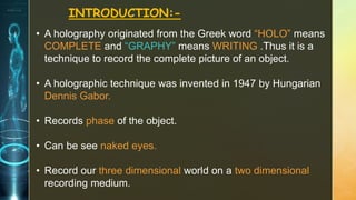 Holographic Technology | PPTX