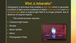 Holographic Technology | PPTX