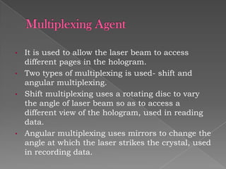 Holographic data Storage | PPTX