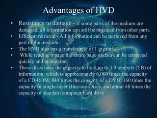 Holographic data storage | PPTX