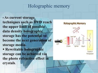 Holographic data storage | PPTX