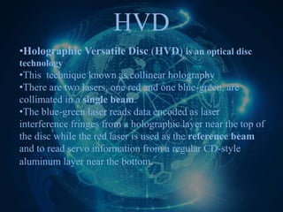 Holographic data storage | PPTX