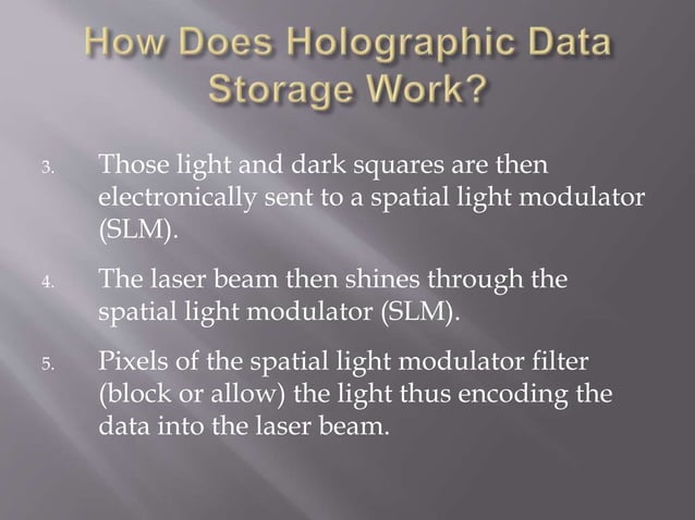 Holographic Data Storage | PPT