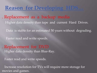 Holographic Data Storage | PPTX