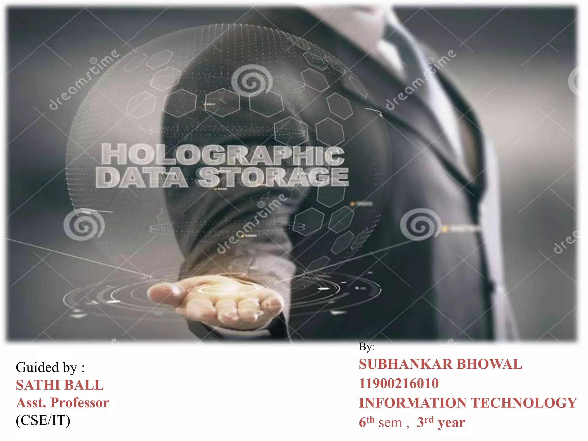 Holographic data storage | PPTX