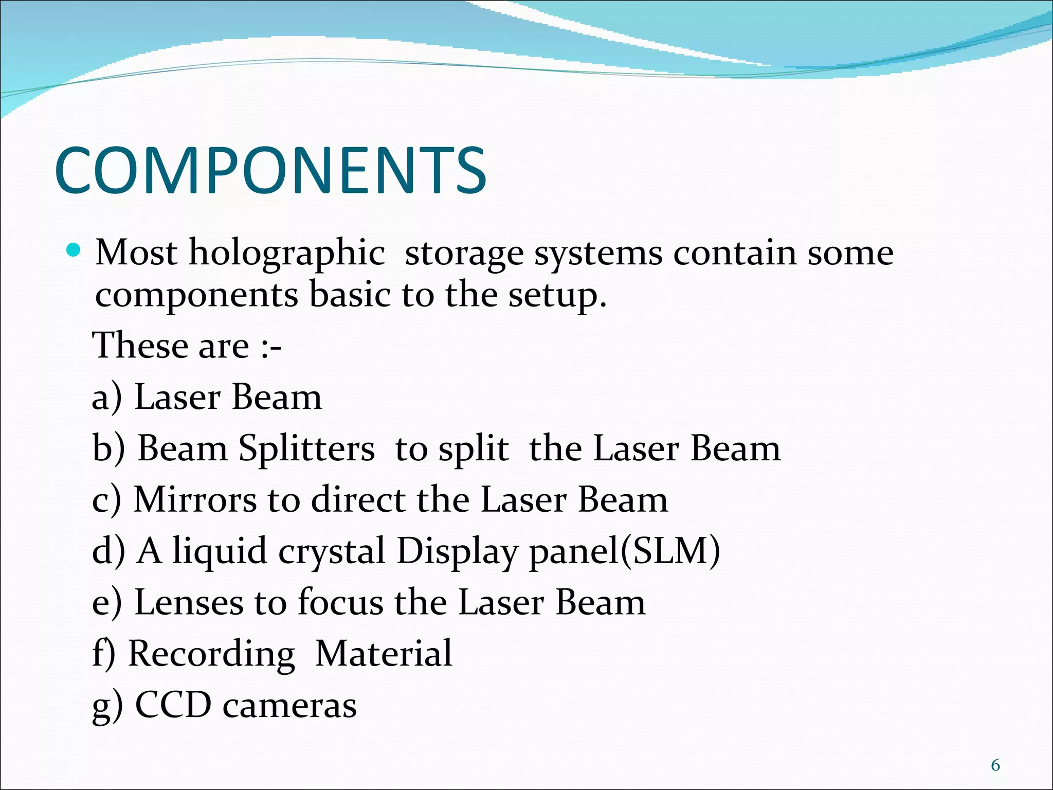 Holographic memory | PPT