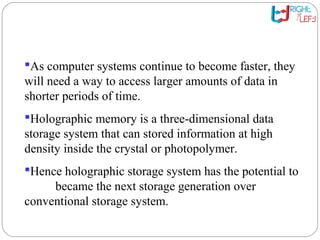 Holographic Data Storage | PPT