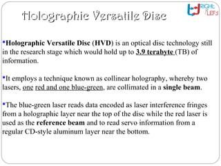 Holographic Data Storage | PPT