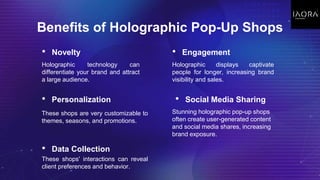 Holographic Pop-up Shops | PPTX | Augmented Reality | Technology & Computing