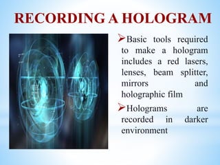 Holographic tech. | PPTX