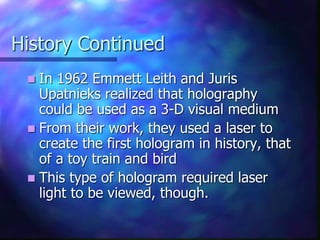 Holography | PPTX