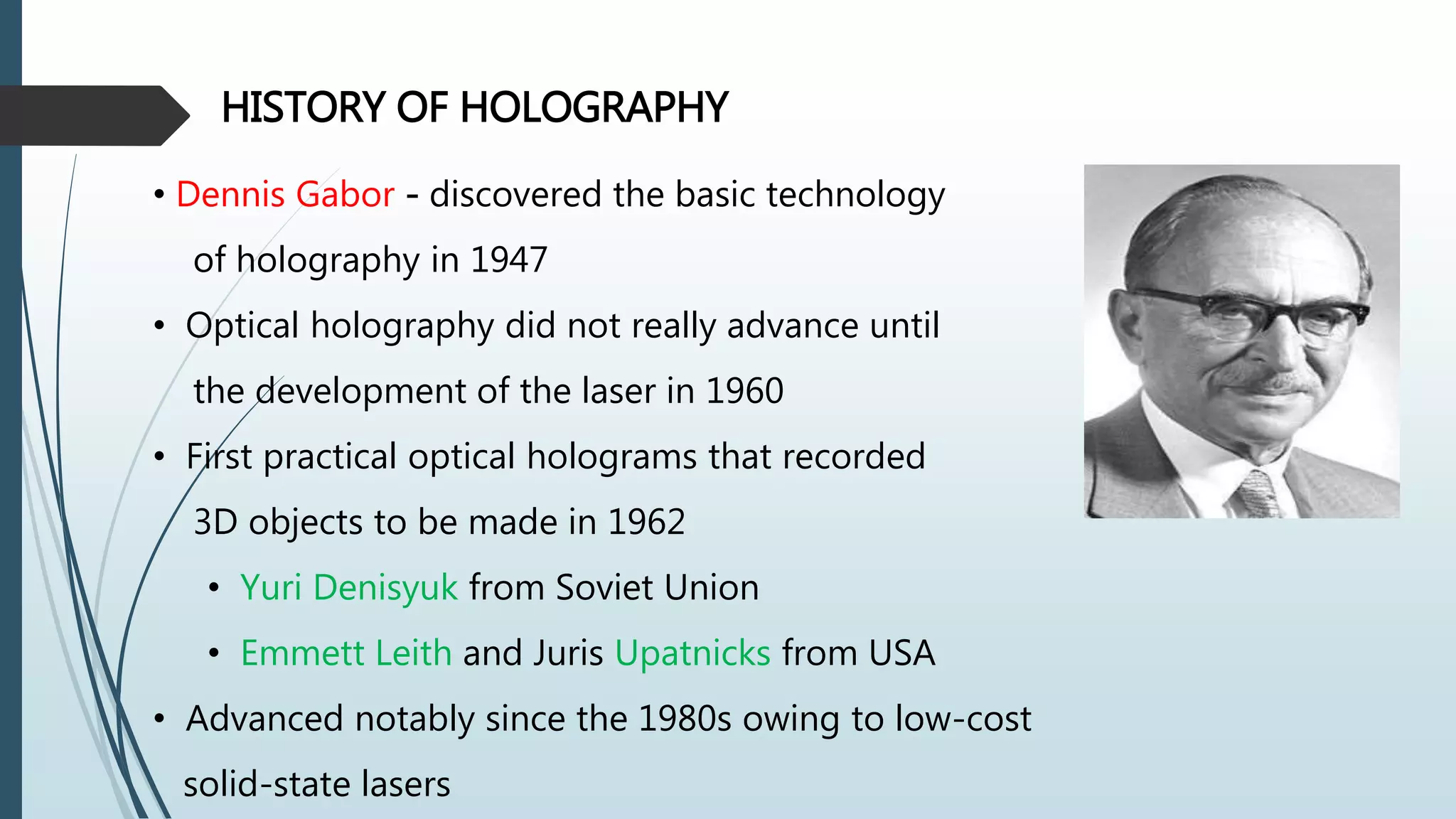 Holography technology | PPTX