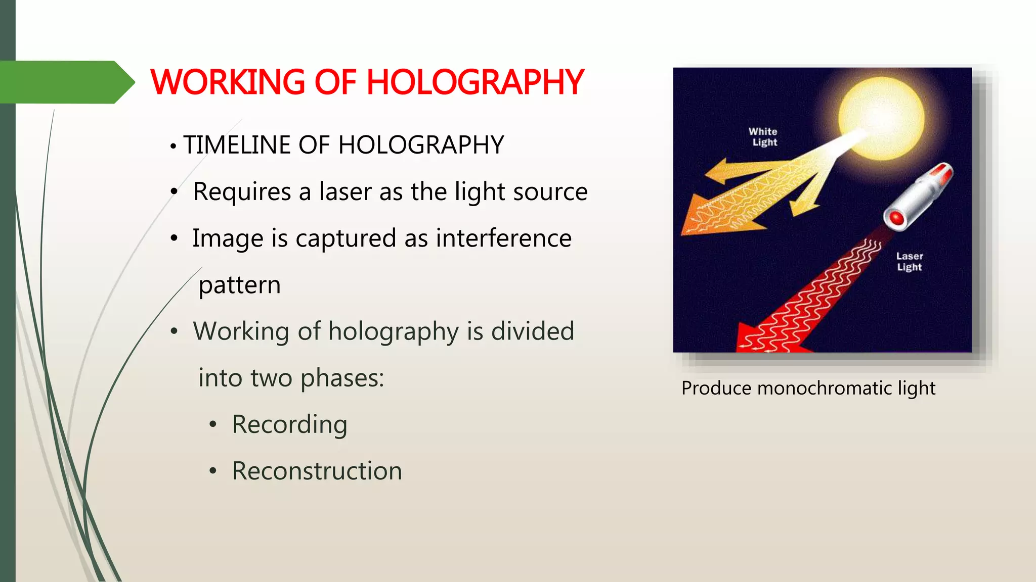 Holography technology | PPTX