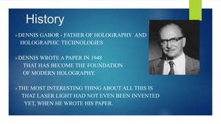 3D Holography Projection | PPTX