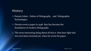Holography | PPTX