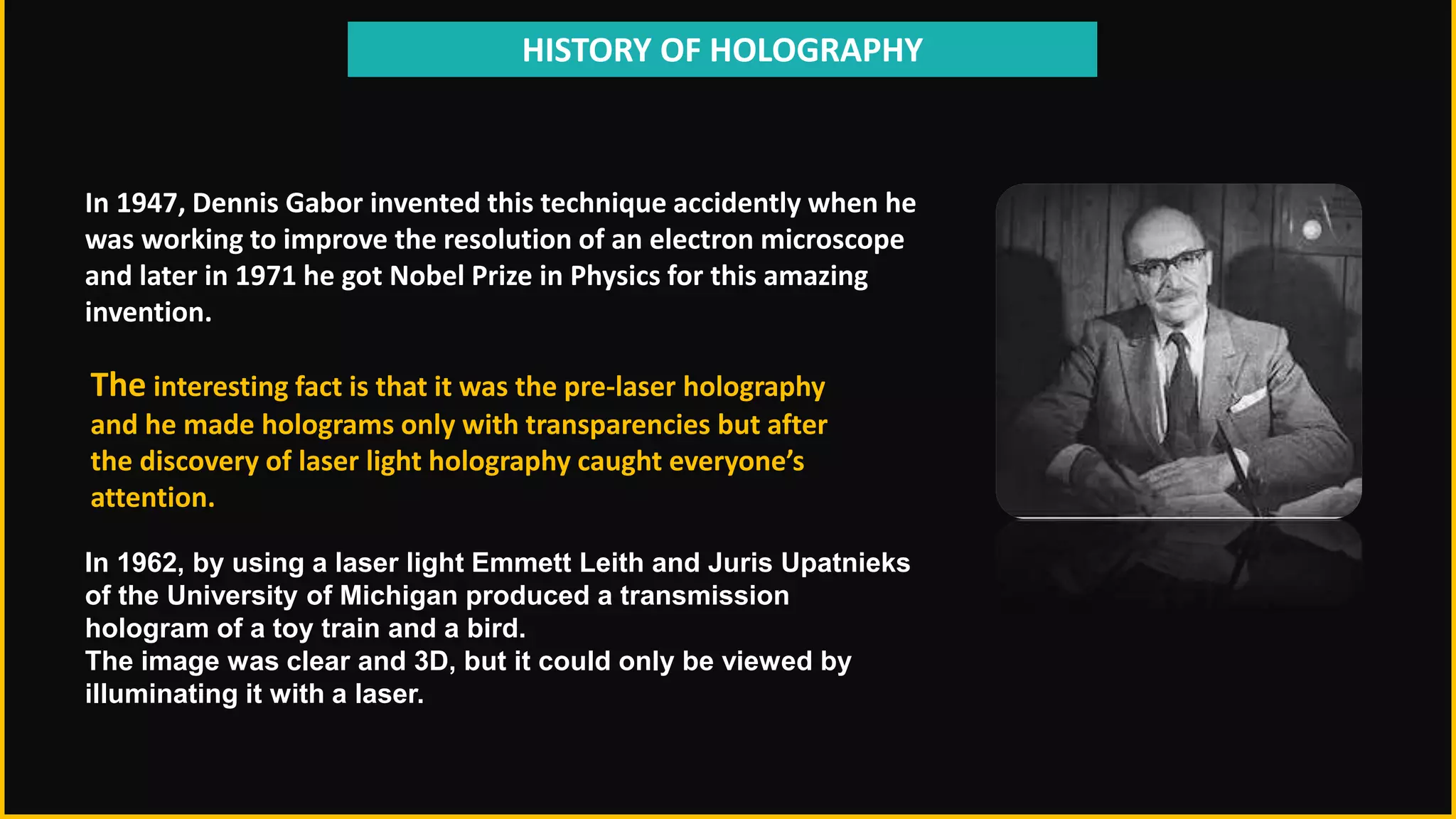 Holography or Hologram | PPTX