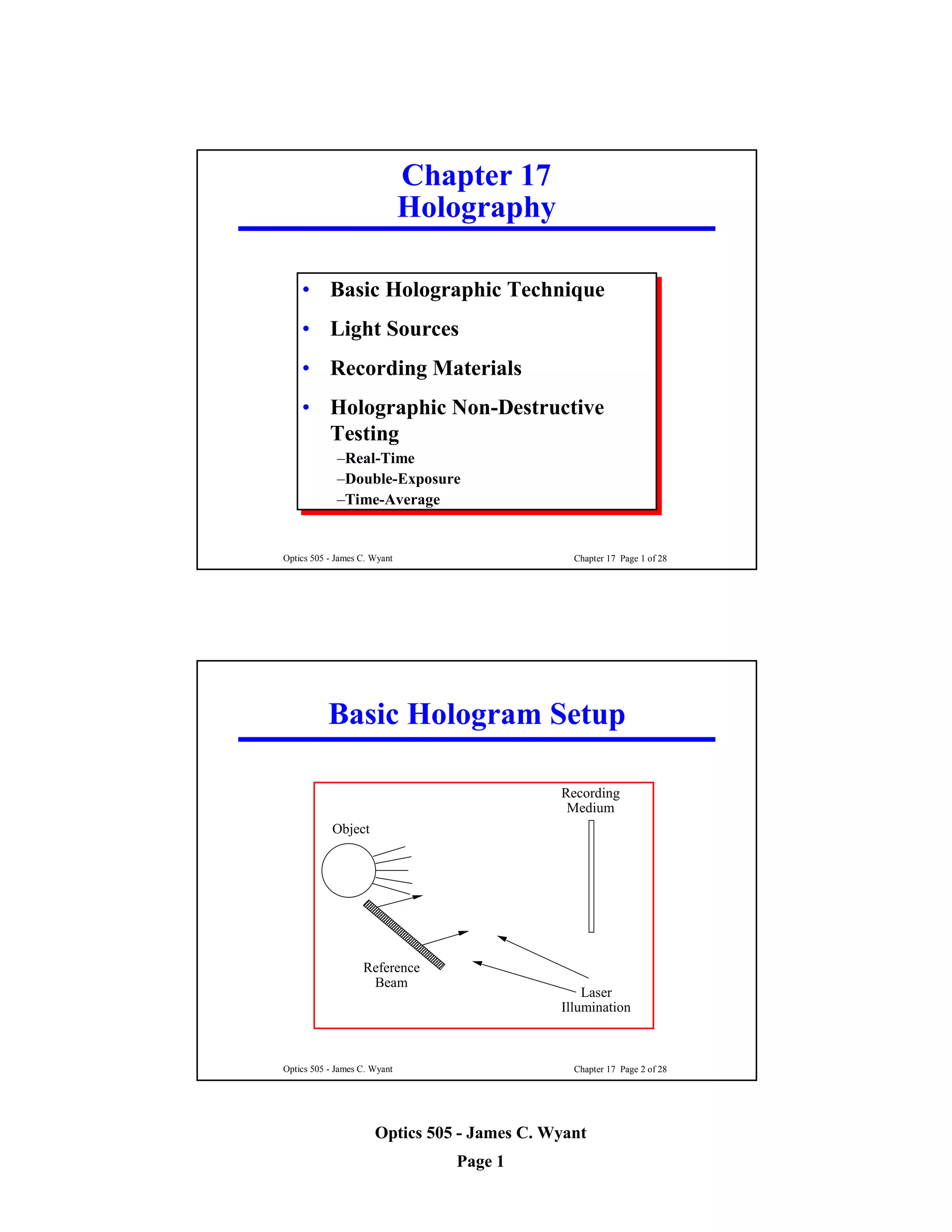 Holography(2) | PDF