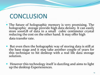 holographic memory | PPT