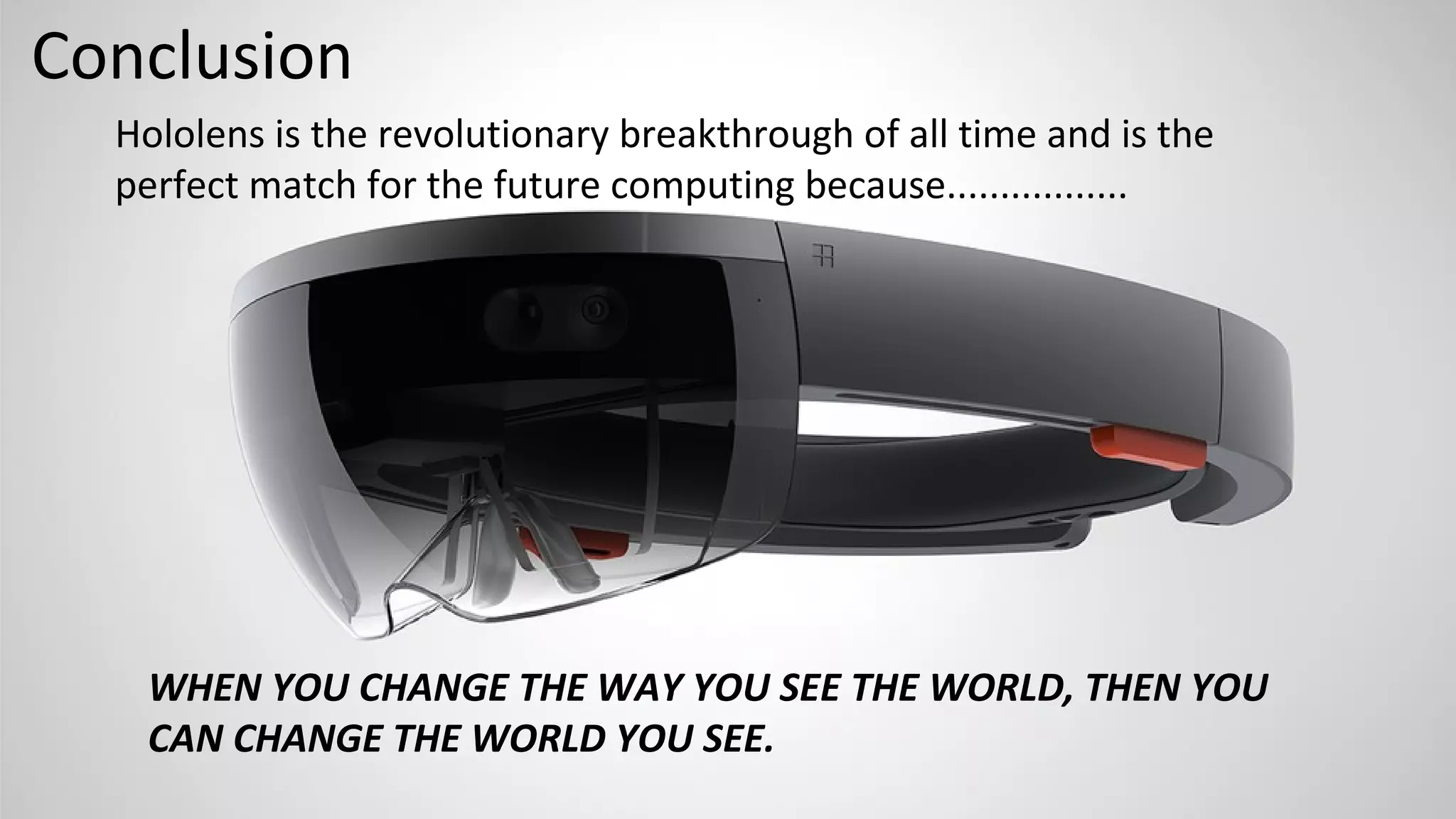Introduction to Augmented Reality using MIcrosoft Hololens | PPT