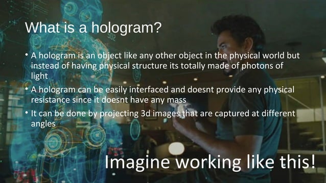 Introduction to Augmented Reality using MIcrosoft Hololens | PPT | Augmented Reality ...