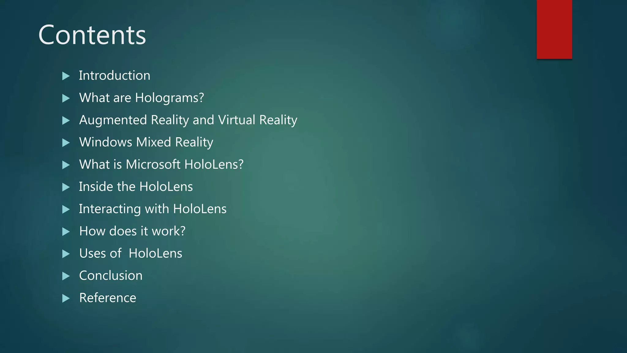 Microsoft HoloLens | PPT
