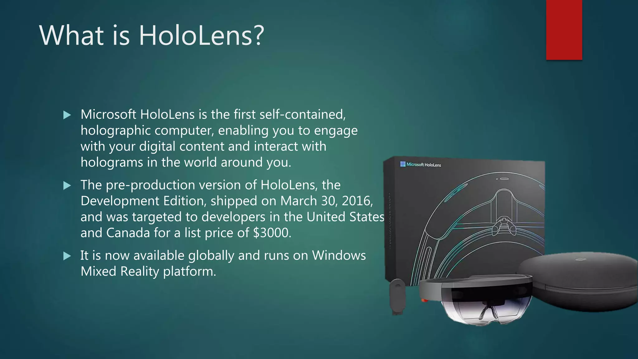 Microsoft HoloLens | PPT