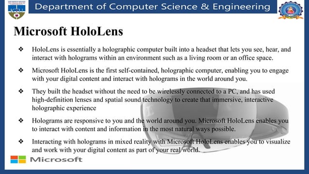 Microsoft HoloLens seminar | PDF | Augmented Reality | Technology & Computing