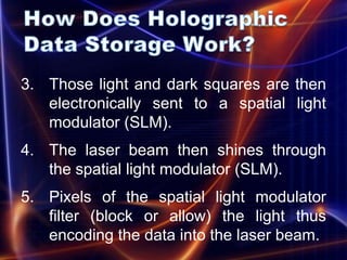 Holographic memory system | PPTX