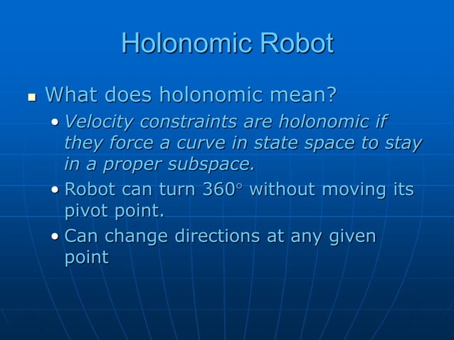 Holonomic Robot.ppt