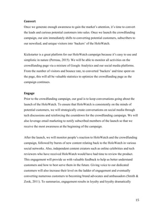 HoloTech: HoloWatch Digital Marketing Plan | PDF