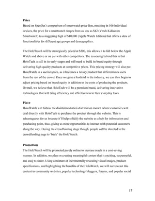 HoloTech: HoloWatch Digital Marketing Plan | PDF