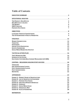 HoloTech: HoloWatch Digital Marketing Plan | PDF