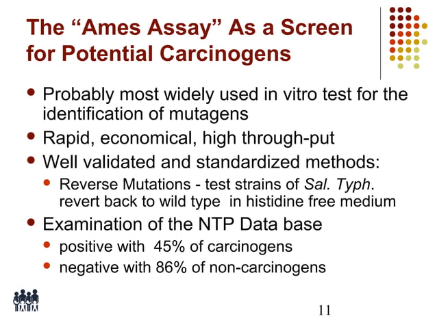 Screening Tests for Toxic Chemicals: An Overview | PPT