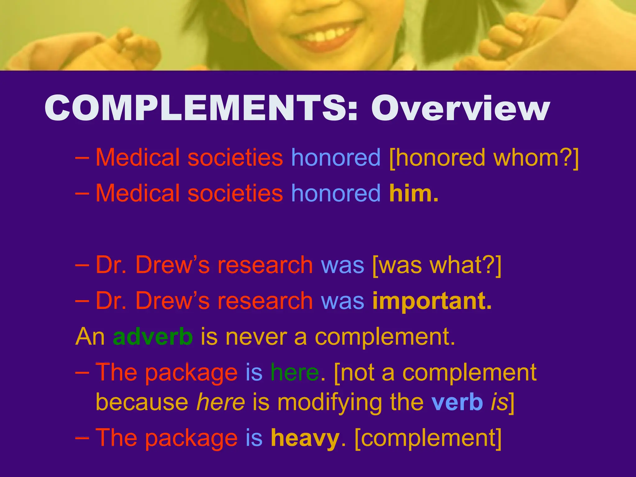 Objects and -complements presentation.ppt