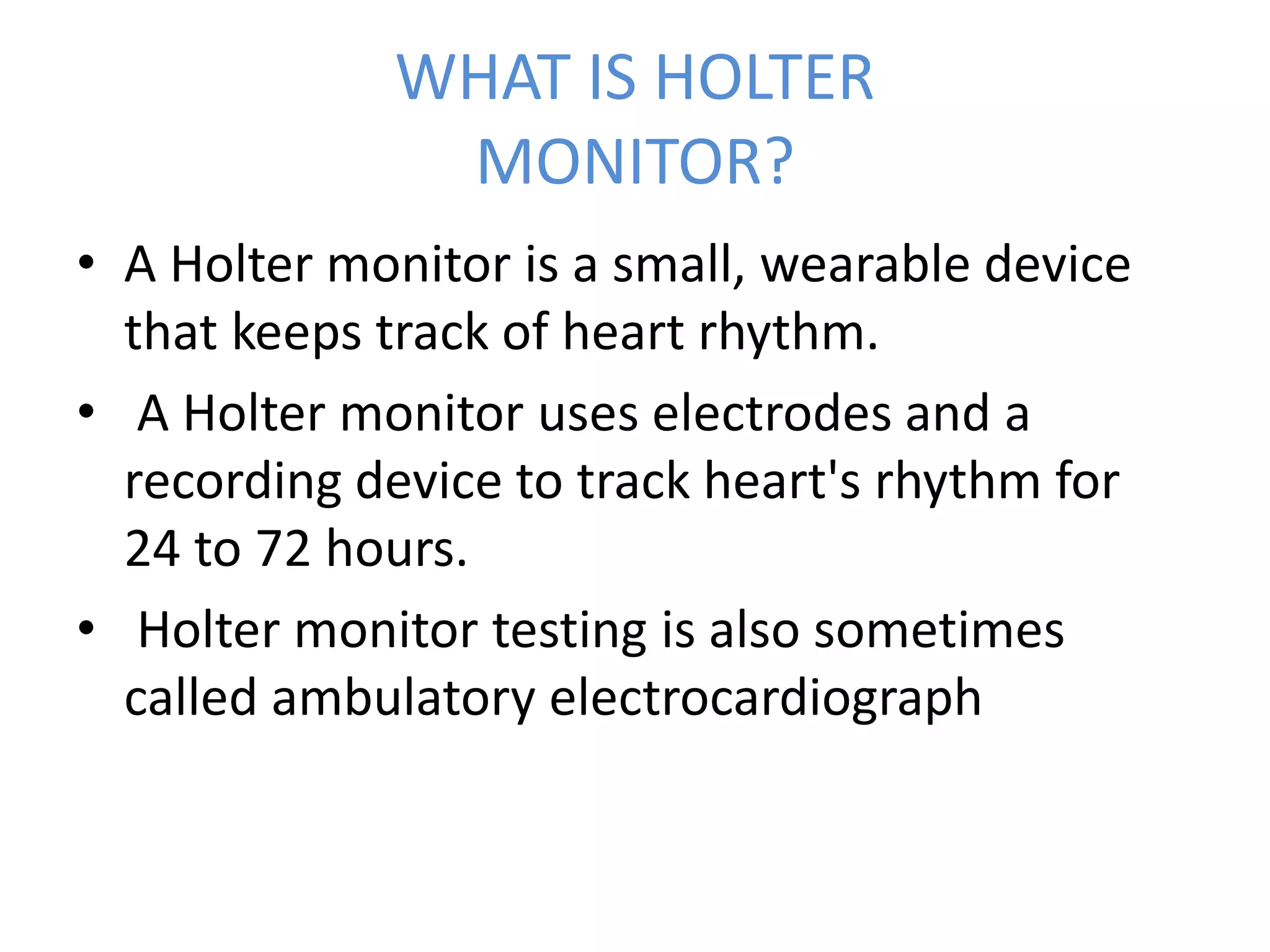 Holter | PPTX