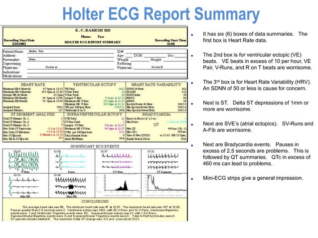 Holter | PPTX | Heart and Cardiovascular Diseases | Diseases and Conditions