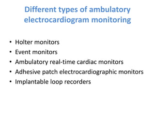 Ambulatory Electrocardiography