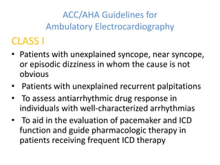 Ambulatory Electrocardiography