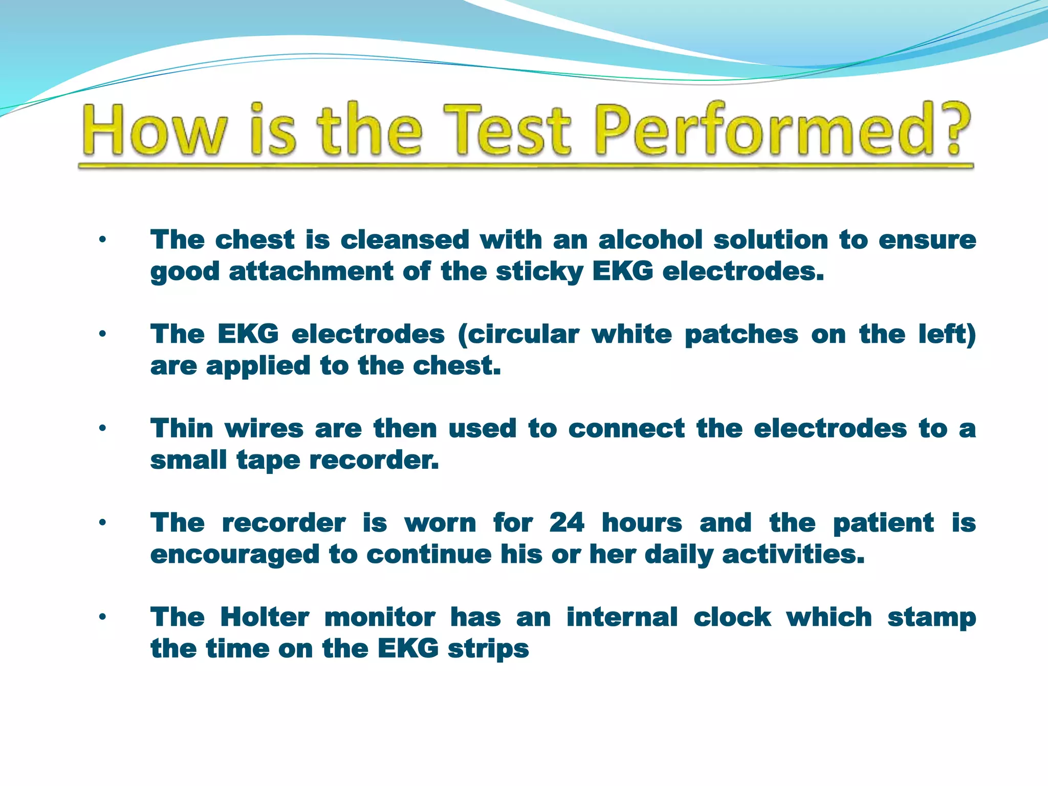 Holter monitor and information does it provide | PPTX