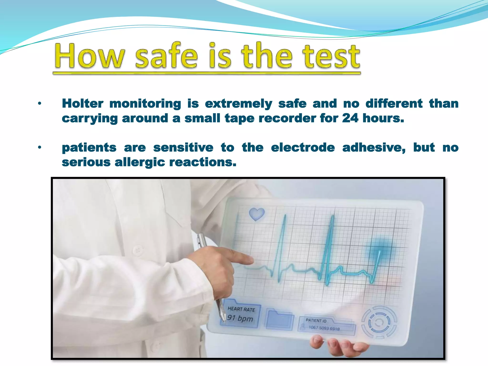 Holter monitor and information does it provide | PPTX