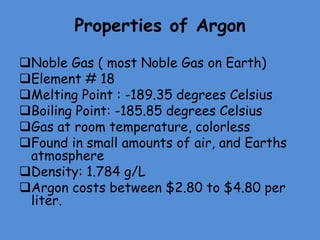 Argon (Samantha Holtgrefe) | PPTX